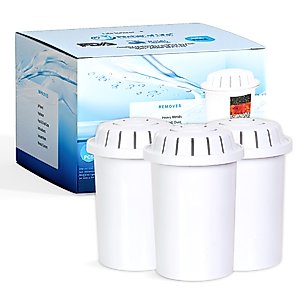 F004 REPLACEMENT FILTER - for Life Ionizer Glass Pitcher of Life - Alkaline Water Filter Cartridge - Pack of 3