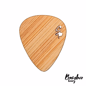 Stickpick | Set of 7 flexible guitar picks made of real wood | For electric, acoustic and bass guitars in various strengths | In aluminum can | Sustainably manufactured | Made in Germany
