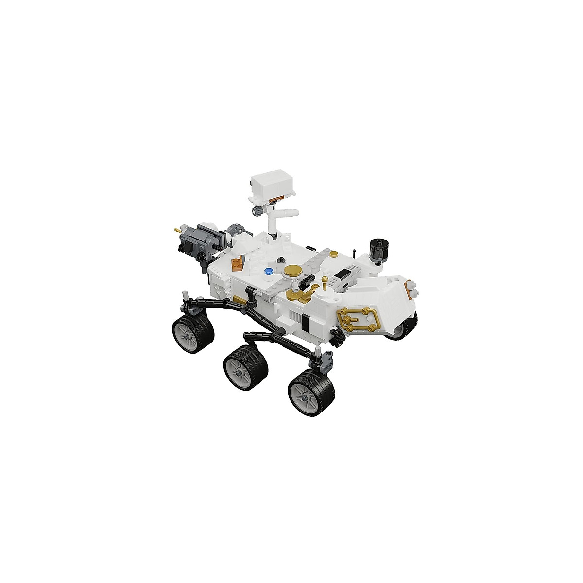 Brick Loot Officially Licensed NASA Mars Rover Perseverance Model Kit, Toy Car Building Blocks, STEM Kits, Space Gifts for Adults or Kids 6 +, Compatible with Lego and Other Major Brands, 603 Pieces