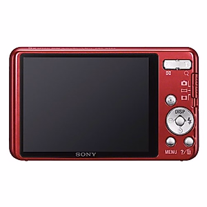 Sony Cyber-shot DSC-W650 16.1 MP Digital Camera with 5x Optical Zoom and 3.0-Inch LCD (Red) (2012 Model)
