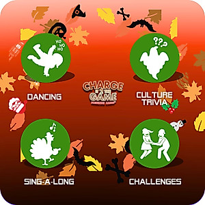 Charge It 2 The Game Drinking Cards - Friends Giving Drinks – Ultimate Holiday Drinking Game, 90 Fun Cards, Dares, Challenges – Perfect for Friendsgiving, Christmas & Holiday Parties