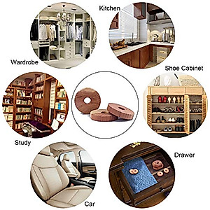 ACMETOP 30 Pack Cedar Blocks for Clothes Storage, 100% Natural Cedar Hangers Balls, Cedar Rings for Closets & Drawers.