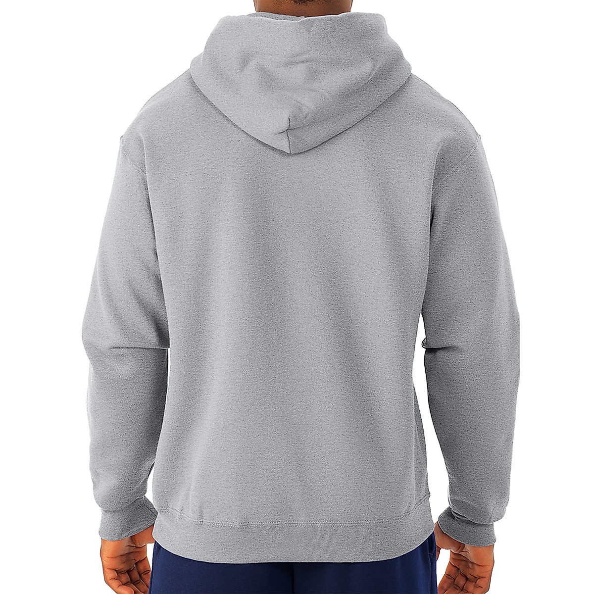 Jerzees --Men's NuBlend Fleece Sweatshirts, Hoodie-Heather Grey, Large