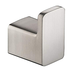 Blossom Single Robe Hook Rack Holder Hanger Solid Brass Bathroom Accessory Shower Sponges Wall Mount Brush Nickel BA02 601 02