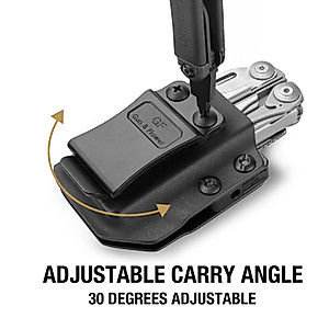 Kydex Multitool Sheath for LEATHERMAN Surge Heave Duty, Fits for LEATHERMAN Surge Multitool Sheath Pouch Case Holster, Multitool Not Included(Black)