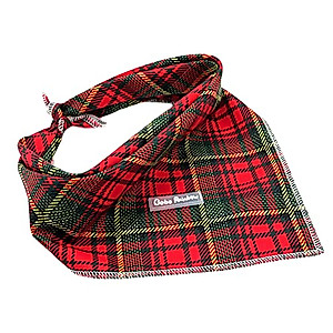 Bobo Rainbow Dog Bandana, 1PC Christmas Dog Bandanas Girl Boy Bibs Scarf Holiday Soft Dog Kerchief Pet Bandanas Small Medium Large for Dogs Gift