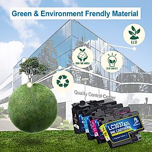 DOUBLE D LC3037 Ink Cartridges Compatible Replacement for Brother LC3037 LC3037XXL LC3039, High Yield use with MFC-J6945DW MFC-J5845DW XL MFC-J5945DW MFC-J6545DW XL (1 Each of lc3037 BK/C/M/Y) 4PK
