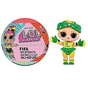 LOL Surprise X FIFA Women's World Cup Australia & New Zealand 2023 Dolls with 7 Surprises, Accessories, Limited Edition Dolls, Collectible Dolls, Soccer- Themed Dolls- Great Gift for Girls Age 4+