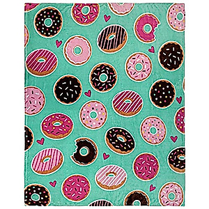 Infinity Republic - Donut Day Dreams Super Plush Blanket - Perfect for Gifts, Kids, Teens, & More!