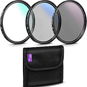 Altura Photo 95MM Lens Filter Kit - Includes 95MM ND Filter, 95MM Polarizer Filter, 95MM UV Filter - UV, CPL Polarizing Filter, Neutral Density for Camera Lens with 95MM Filters + Lens Filter Case