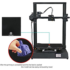 Glass Build Plate Tempered Glass Bed Platform Carbon Silicon Glass Heated Bed Surface Build Plate for 3D Printer