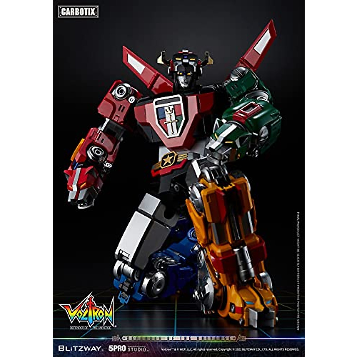 Blitzway - Voltron - CARBOTIX Series - 5Pro Studio Voltron Action Figure