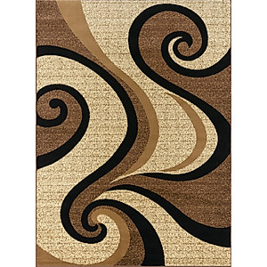 LUXE WEAVERS Avalon 0327 Beige 5x8 Area Rug