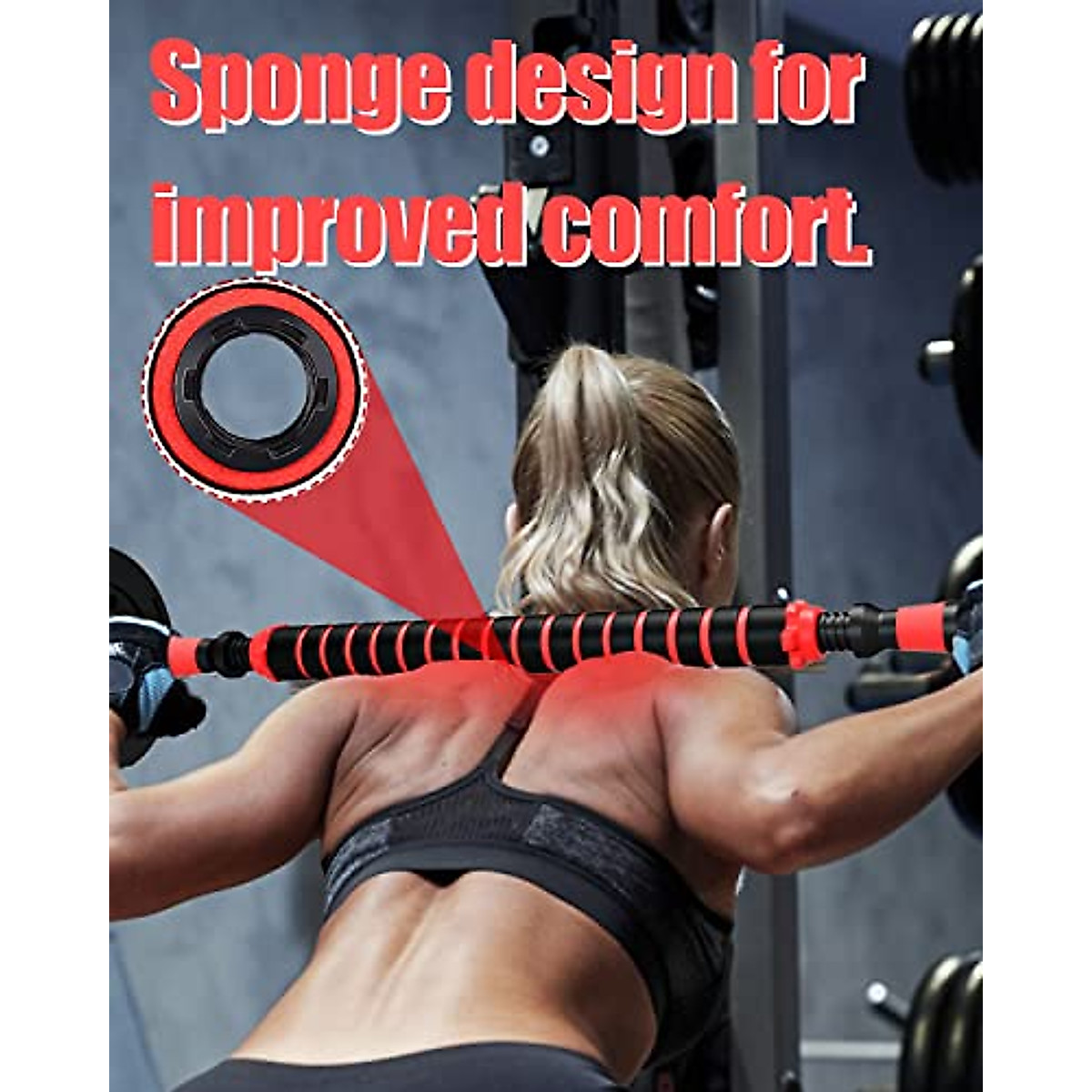 AJUMKER Dumbbells Barbell Set 22LBS 44LBS with Connecting Rod,Dumbbells Barbell Set,Adjustable Dumbbells Set,Adjustable Lifting Training Set for Men Women,Body Workout Home Gym Home Heavy Dumbbells (Type B-Amazon Fulfillment 20LBS)