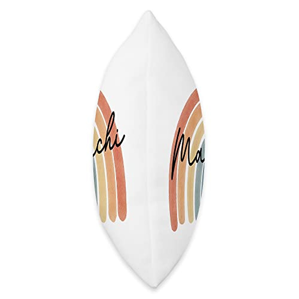 Boys & Girls New Baby Personalized Name Cushions New Born Baby Malachi Personalized Gift Rainbow Nursery Throw Pillow, 16x16, Multicolor