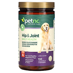 PetNC Natural Care Hip and Joint Health Advanced Chewables for Dogs 150 count
