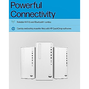 HP Pavilion Business Desktop Computer, 12th Gen Intel 4-Core i3-12100 Up to 4.3GHz, 32GB RAM, 1TB SSD, 4K Support, WiFi 6, 9X USB Port, HDMI, VGA, RJ45, Peripherals, PDG HDMI Cable, Win 11 (Renewed)