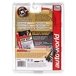 Auto World Thunderjet Cars N Coffee 1972 Buick GS (red) HO Scale Slot Car