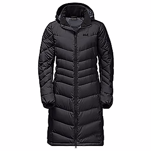 Jack Wolfskin Womens Selenium Coat, Black, XL