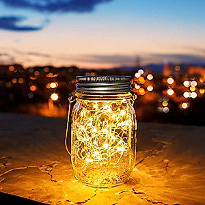 DOITOOL 8PCS Mason Jar Wire Hangers, Stainless Steel Wire Handles for Wide Mouth Mason Jar Canning Jars, Hanging Jars, Jar Hanging Hook (86mm)