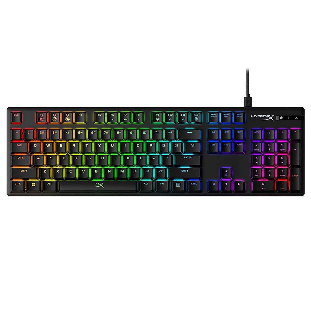 HyperX Alloy Origins Mechanical Gaming Keyboard (Black) Pulsefire Surge RGB Wired Optical Gaming Mouse (Black)
