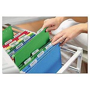 Post-It Durable Filing Tabs 2"X1.5" 24/Pkg-Assorted Primary Colors