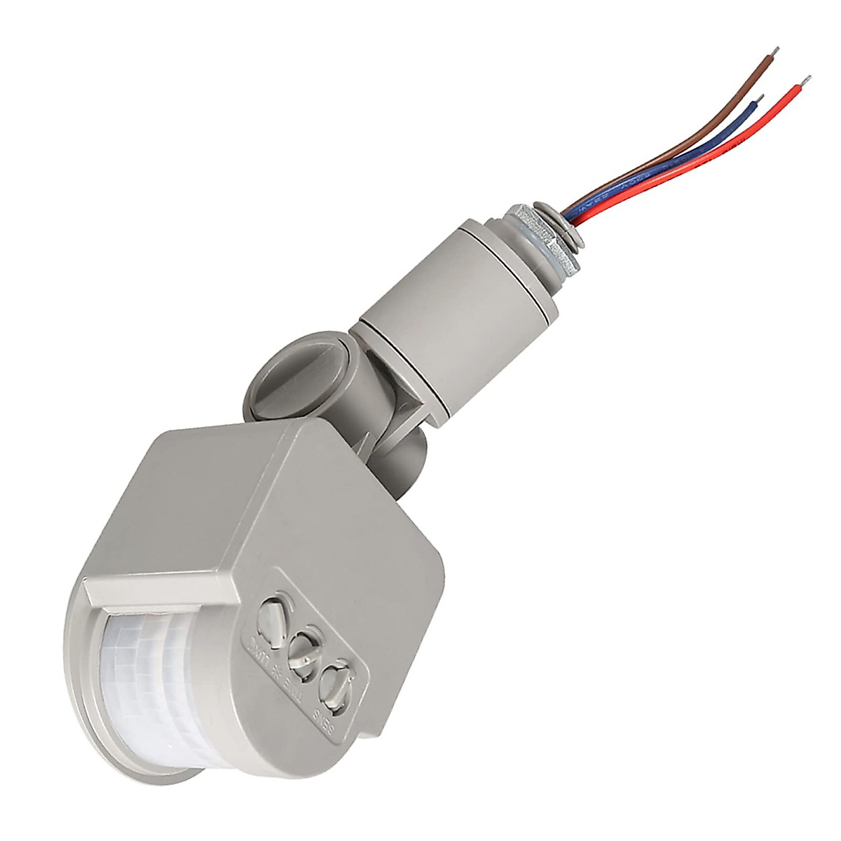 FTVOGUE Outdoor 90~250V 180 Degree Infrared PIR Motion Sensor Detector Wall Light Switch Gray