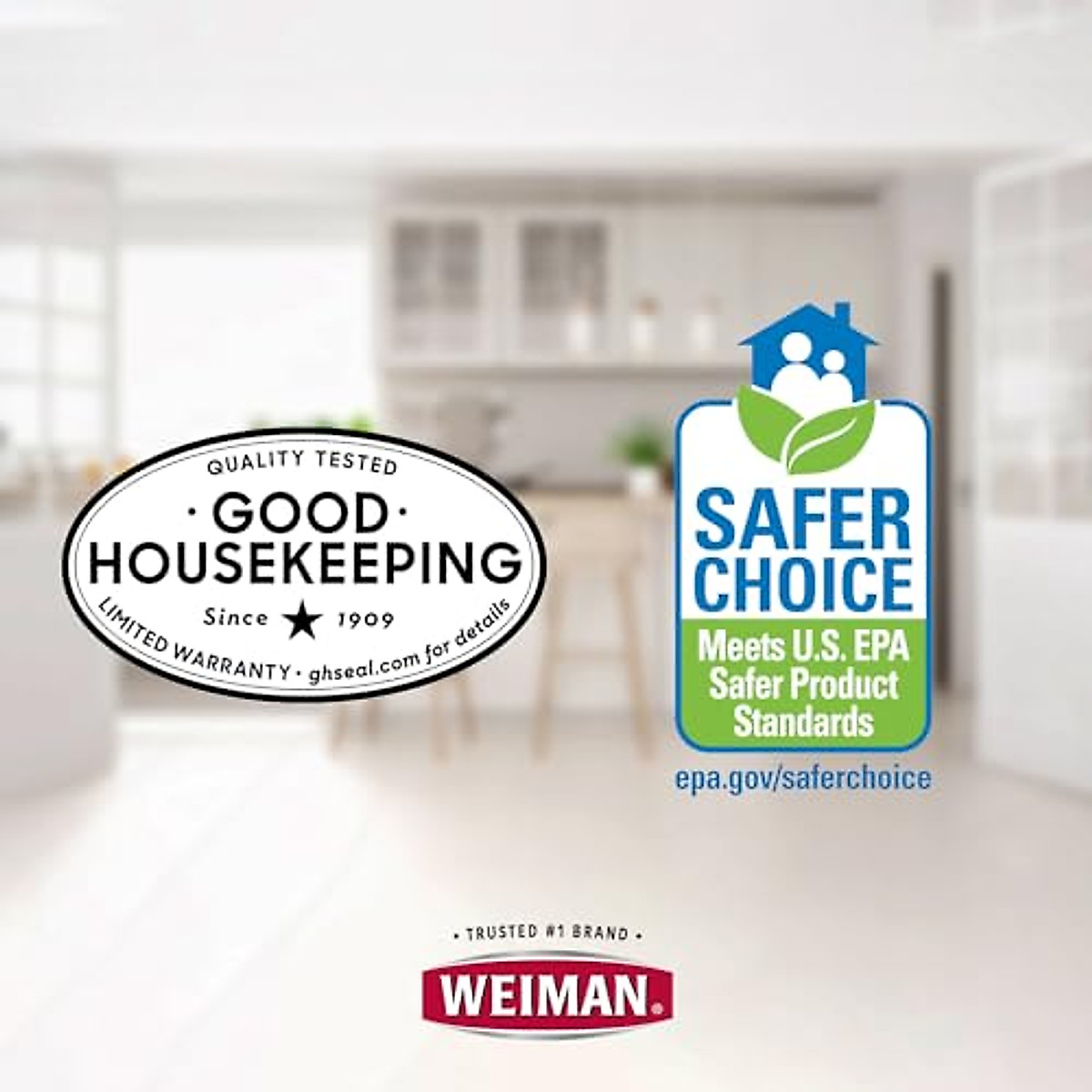 Weiman Hardwood Floor Cleaner and Polish Restorer Combo - 2 Pack - High-Traffic Hardwood Floor, Natural Shine, Removes Scratches, Leaves Protective Layer