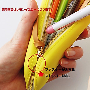 Lihit Lab A7730-11 Bloomin Tray Pen Case, Navy Blue