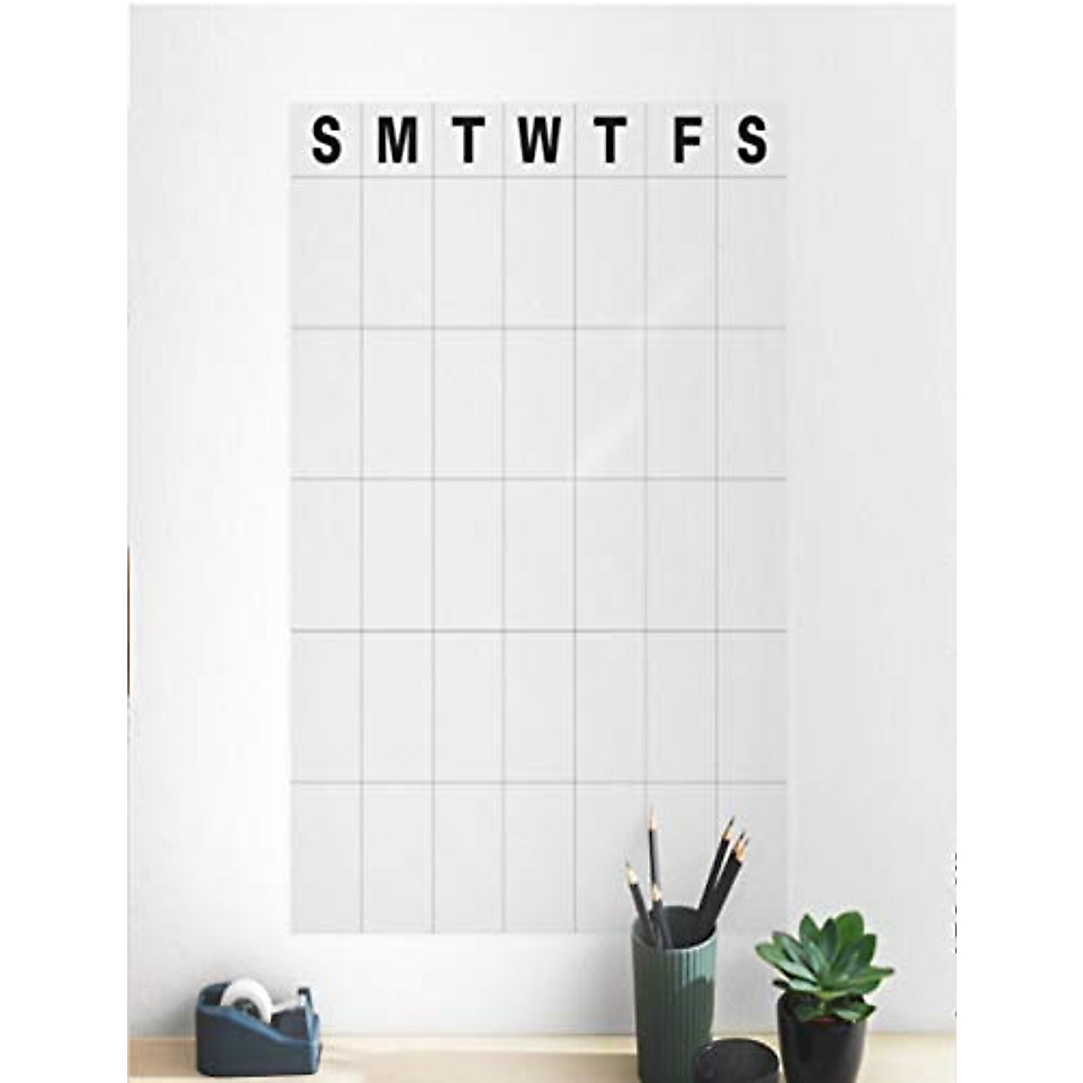 Monthly Transparent Board / 13.8"x17.7" (350x450 mm) / PET Film/A Gift That Reminds me of The Whole Year/A Gift Available to Anyone/Made by South Korea