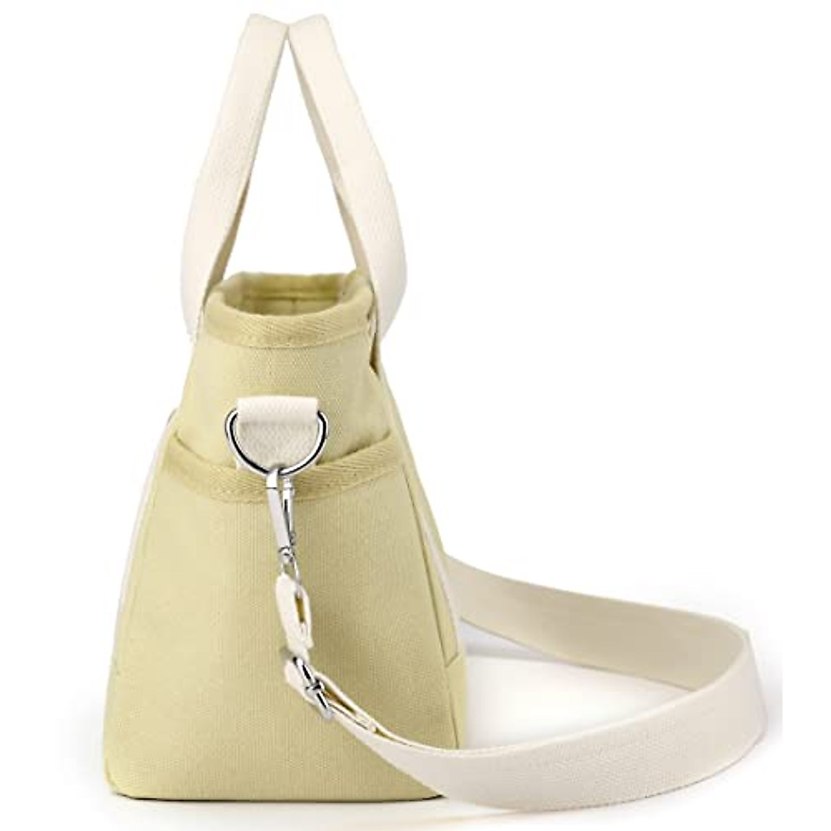 Canvas Tote Bag Small Crossbody Bag For Women Hobo Shoulder Handbags Purses Cute pink