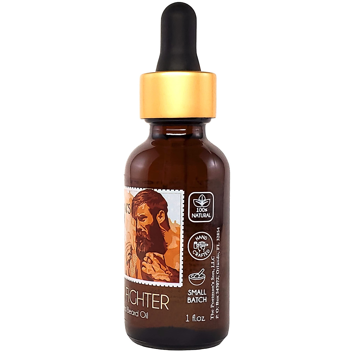 The Postman's Son - PRIZE FIGHTER - Crafted Beard Oil - 1 fl oz