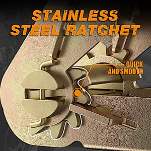 Autofonder Ratchet Tie Down Strap - 4 Pack 2" x 27' Heavy Duty Ratchet Straps with Aluminum Handle, Cargo Straps for Moving Appliances, Lawn Equipment, Motorcycle in a Truck