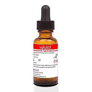 Volu-Sol Microscope Immersion Oil | Type A (Low Viscosity), | Safe for All Lenses | Dropper Lid | Clear| odorless | 150 centistokes | Microscopy Oil for Clear Imaging 30mL / 1 oz.