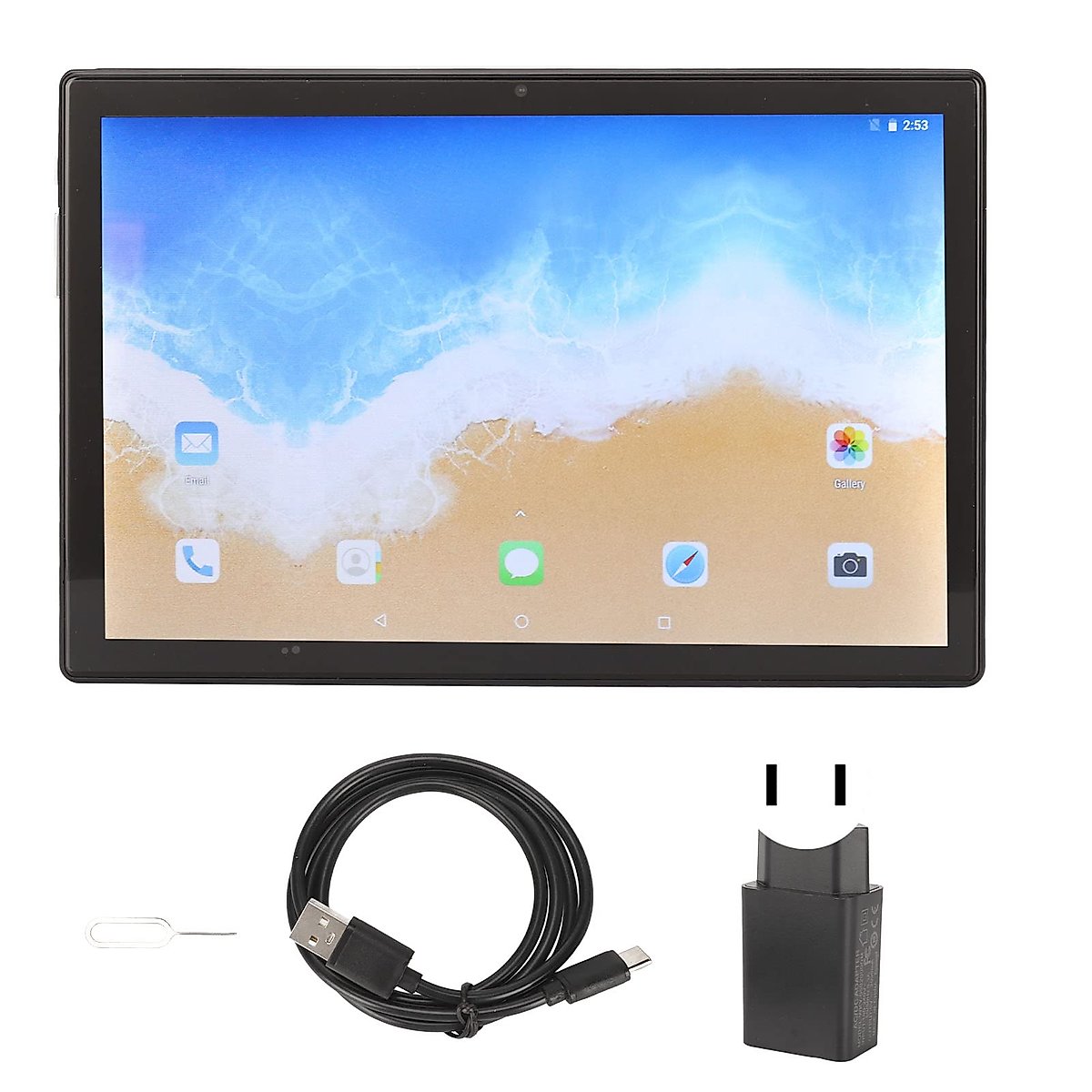 Call Tablet, HD Tablet 100-240V 5G WiFi Night Reading Mode Octa Core Processor for Android 12 for Learning (US Plug)