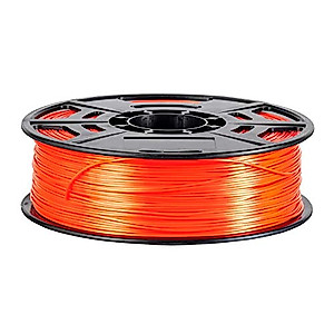 Monoprice Hi-Gloss 3D Printer Filament PLA 1.75mm - 1kg/Spool - Orange Red, Works with All PLA Compatible 3D Printers