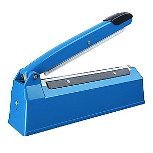 Yescom 8" Impulse Sealer Manual Heat Sealer Plastic Bag Poly Tubing Packaging Machine