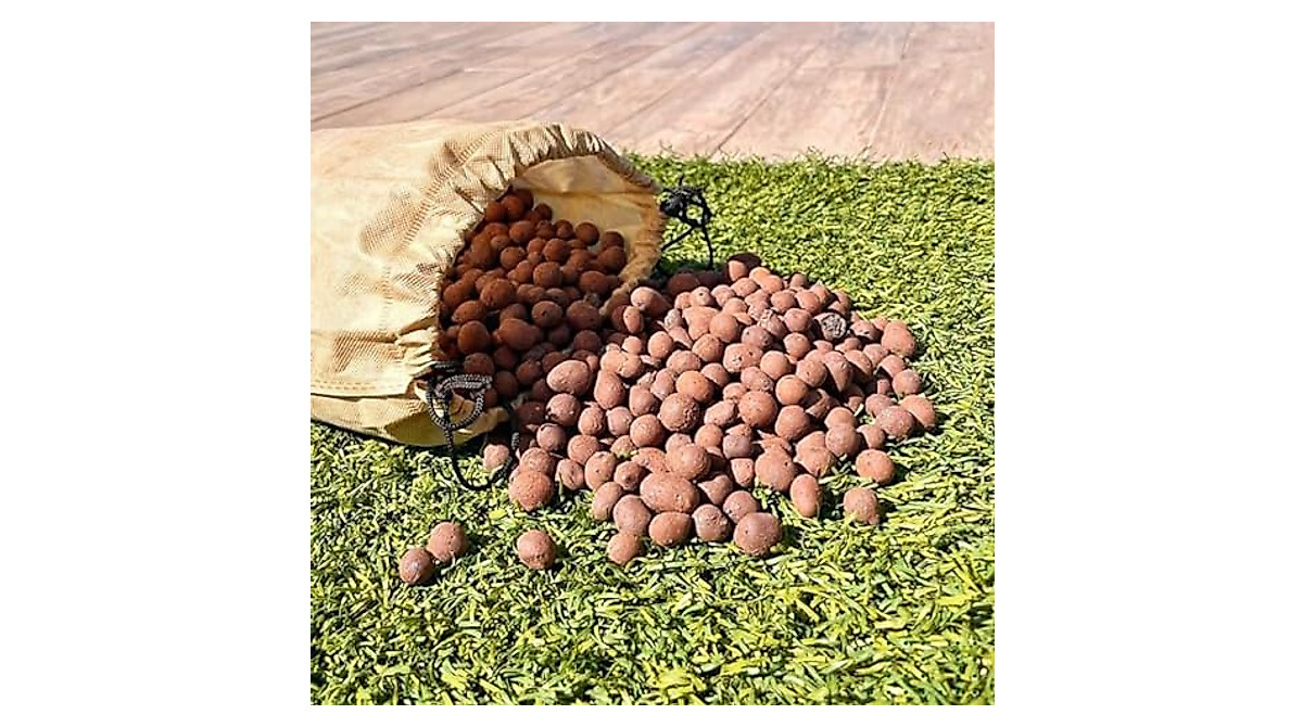 PGN Clay Pebbles for Hydroponic Growing - 10 Liters (4 Pounds ...