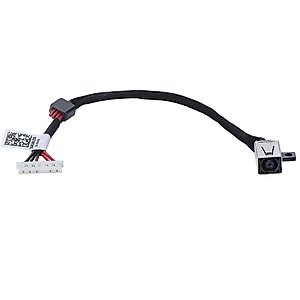 MMOBIEL DC Power Jack Dock Connector Flex Cable Compatible with Dell Inspiron 15-5000 5551 5552 5555 5557 5558 5559 14-5458 5459 5455 5452 P51F P64G Vostro 3458 3558 3559 P65G 3559 17-5000 5755