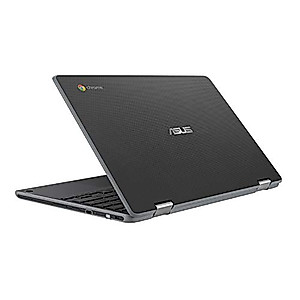 ASUS Chromebook Flip C214MA-YS02T 11.6” Ruggedized and Water Resistant Chromebook, 360 Touchscreen Convertible, Intel N4000, 4GB DDR4 RAM, 32GB Storage, Mil STD design, Chrome OS, Black