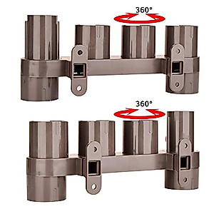 Fullclean Mount Holder for Dyson V15 V7 V11 V8 V10 Absolute Animal Trigger Motorhead Outsize Detect Vacuum Cleaner Attachments Organizer With Expansion Screws,Use On Docking Station Or On Wall