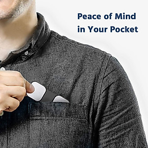 IFOAIR sec Portable Heart Rate Monitor - Heart Rhythm Tracker with Smartphone App, Wireless Home Use Heart Monitoring Devices Compatible with iPhone/Android Tablets