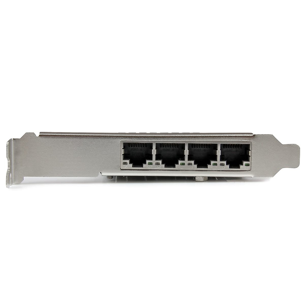 StarTech.com 4 Port PCIe Network Card - RJ45 Port - Intel i350 Chipset - Ethernet Server / Desktop Network Card – Dual Gigabit NIC Card (ST4000SPEXI),Black