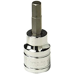 Titan 15606 3/8-Inch Drive x 6mm Hex Bit Socket
