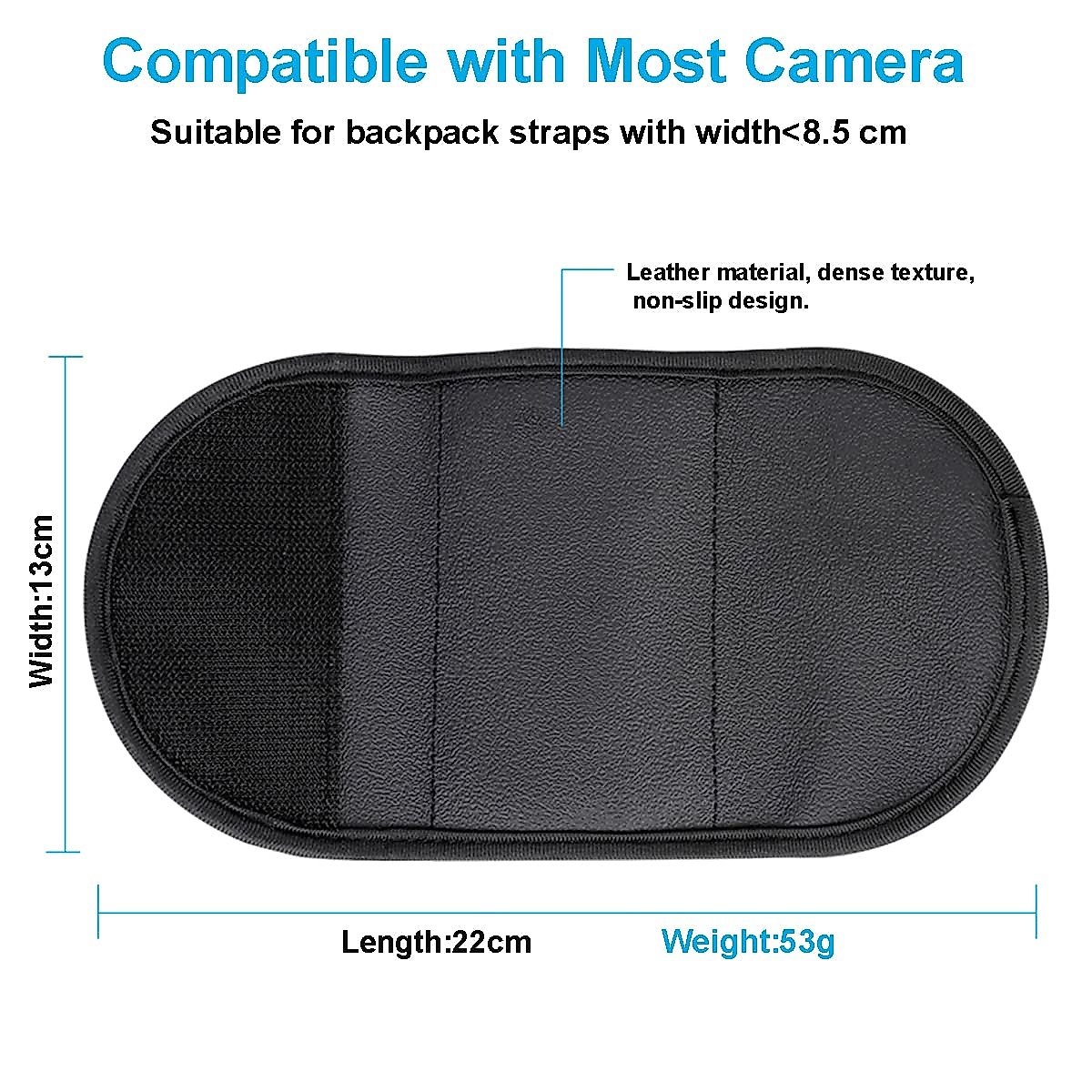PellKing Camera Backpack Belt Mount for Insta360 One X3/ One X2/ One R/Go 2 Compatible with GoPro Hero10 /9/8/7/6 and Other Action Camera, with 1/4 Adapter