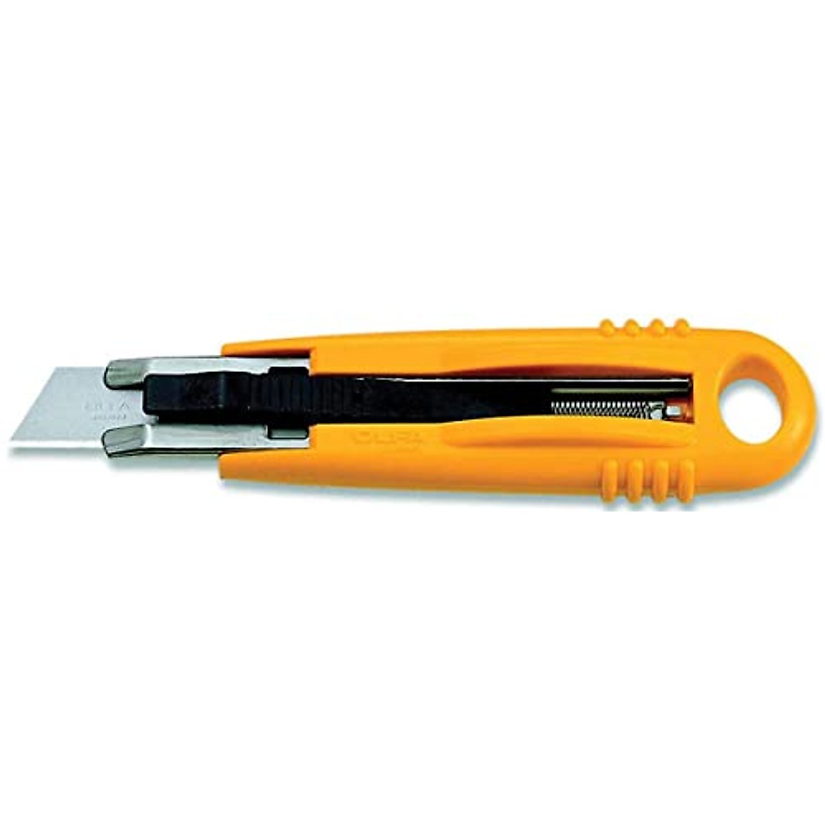 OLFA Self-Retracting Safety Utility Knife (SK-4) - Multi-Purpose Semi-Auto Box Cutter w/ Self Retractable Blade & Non Slip Handle, Replacement Blades: OLFA SKB-2, SKB-2S, RSKB, & HOB Safety Blades