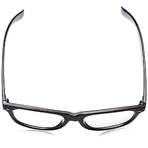 MODA CLEAR LENS 80's Style Vintage Style Black Frame Sunglasses