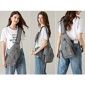 Y&R Direct Lightweight Sling Bag RFID Crossbody Sling Backpack Women Men Daypack for Hiking Travel Vacation Daily Use Gifts