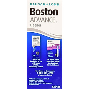 Contact Lens Solution by Boston Advance, for Gas Permeable Contact Lenses, 1 Fl Oz (Pack of 4)