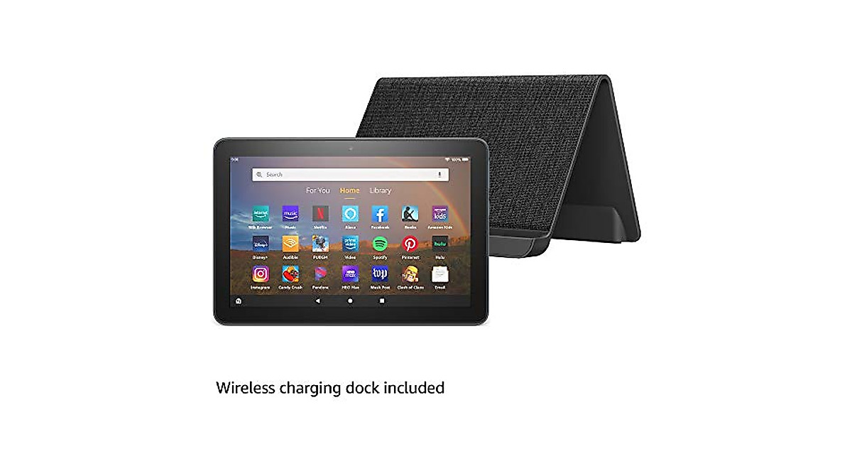 Fire HD 8 Plus Tablet with HD Display & Wireless Charging Dock